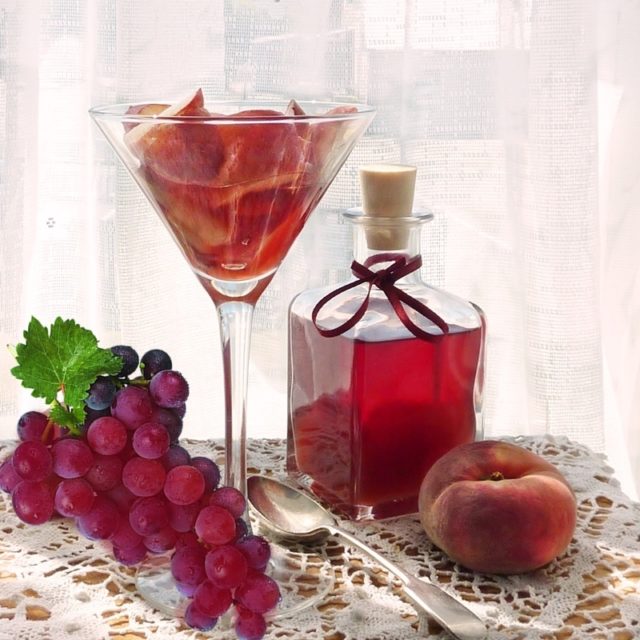 Raspberry Vinegar & Sautéed Grapes ~ Two of my Five a Day! | Sudden Lunch!