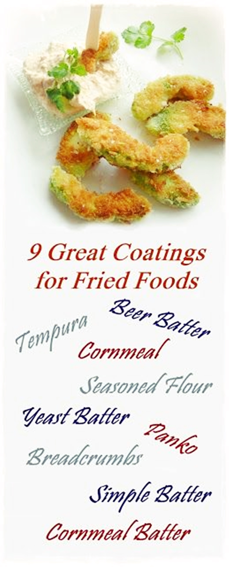 Fried Food Coatings ~ 9 Delicious Crunchy Ideas